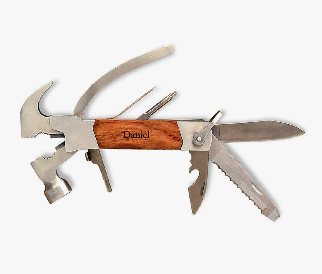 Rose Wood Handle Hammer Multi-Tool